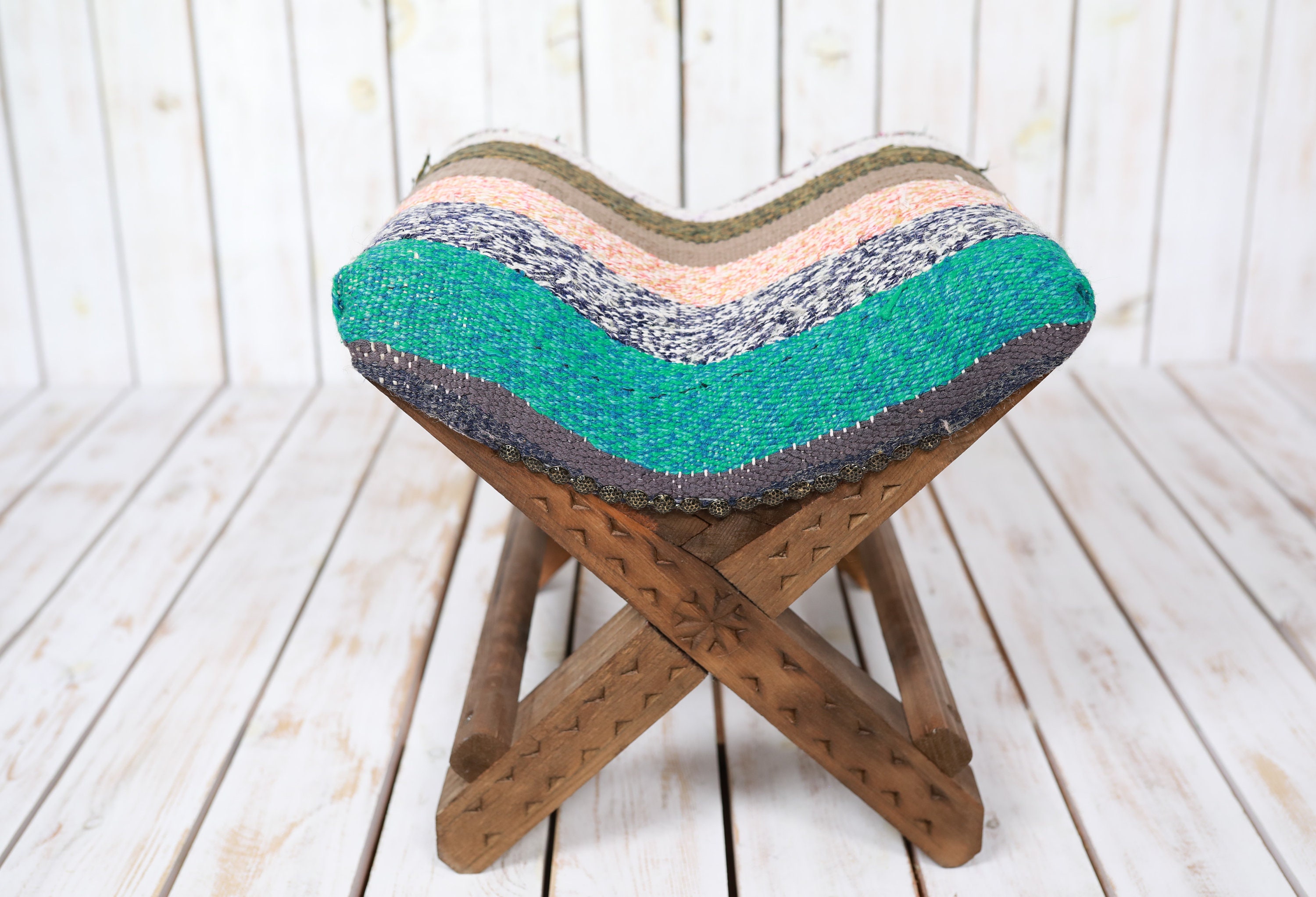 Turkish Stool, Couple Stool, Colorful Stool, Ottoman Chair, Home Decor ...