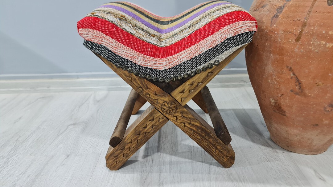 One of a Kind Turkish Stool, Unique Interior Design, Home Decor ...