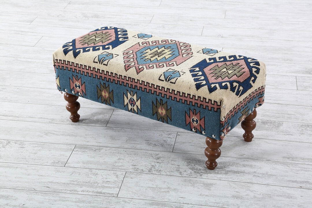 Ottoman Stool, Home Furniture, Upholstered Bench, Ottoman Bench ...