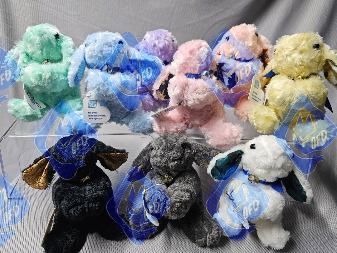 Handmade Plush Bunny Toys 9 Different Colors - Etsy