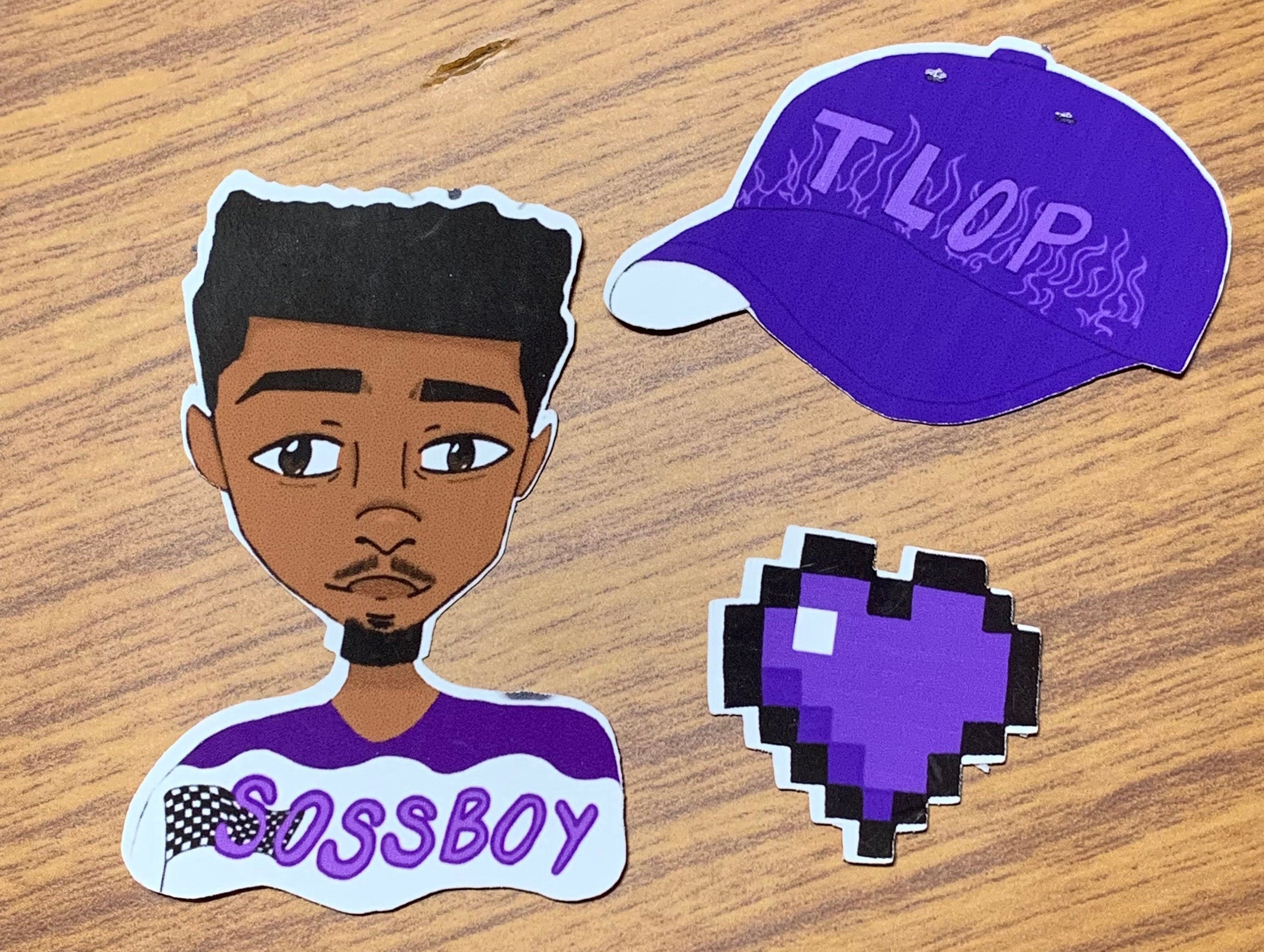 Pierre Bourne Sticker Pack Pierre Bourne Tlop Purple Etsy