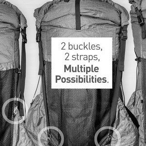 Side Strap Kits | Fits Durston Backpacks | Roll-top Conversion Kit - Etsy