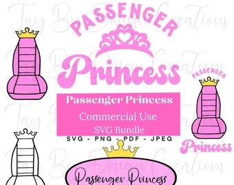 Passenger Princess Svg - Etsy