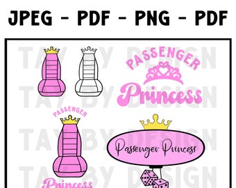 Passenger Princess | SVG - Etsy