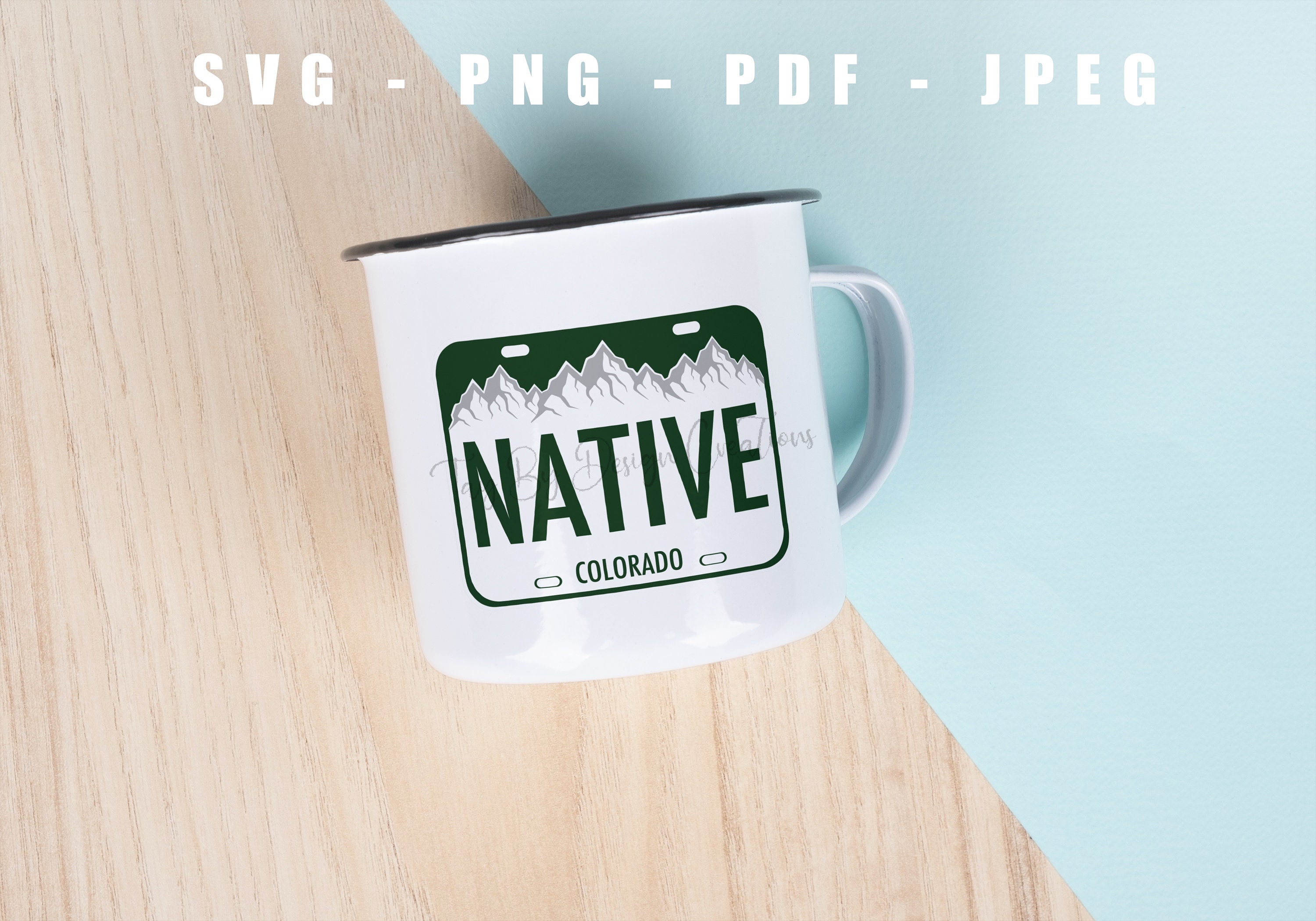 Colorado Native - Digital Files: Svg, Png, Jpeg, Pdf. Easy Cut File - Etsy