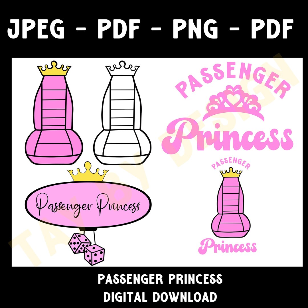 Passenger Princess SVG (Instant Download) - Etsy