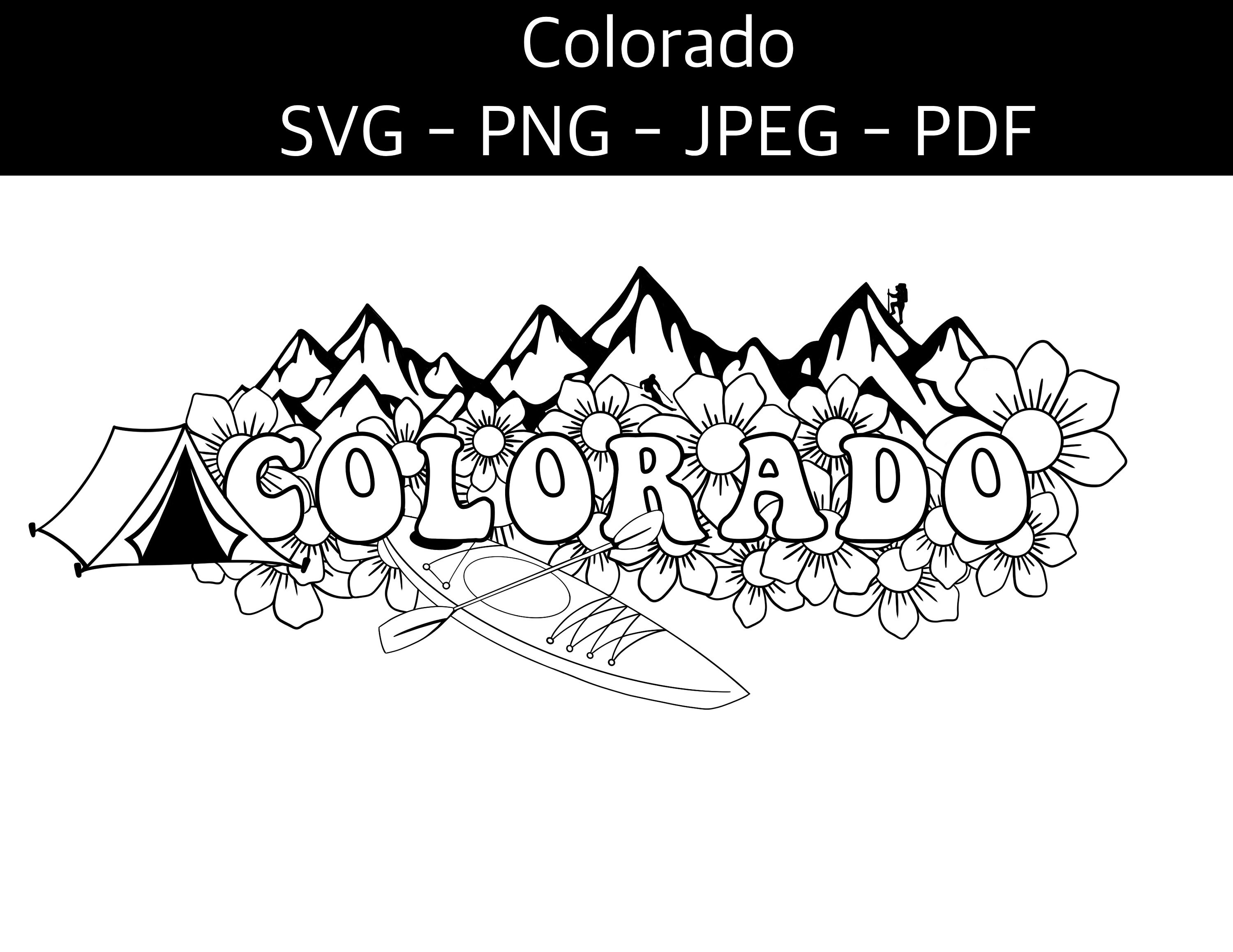 Colorado SVG | Etsy