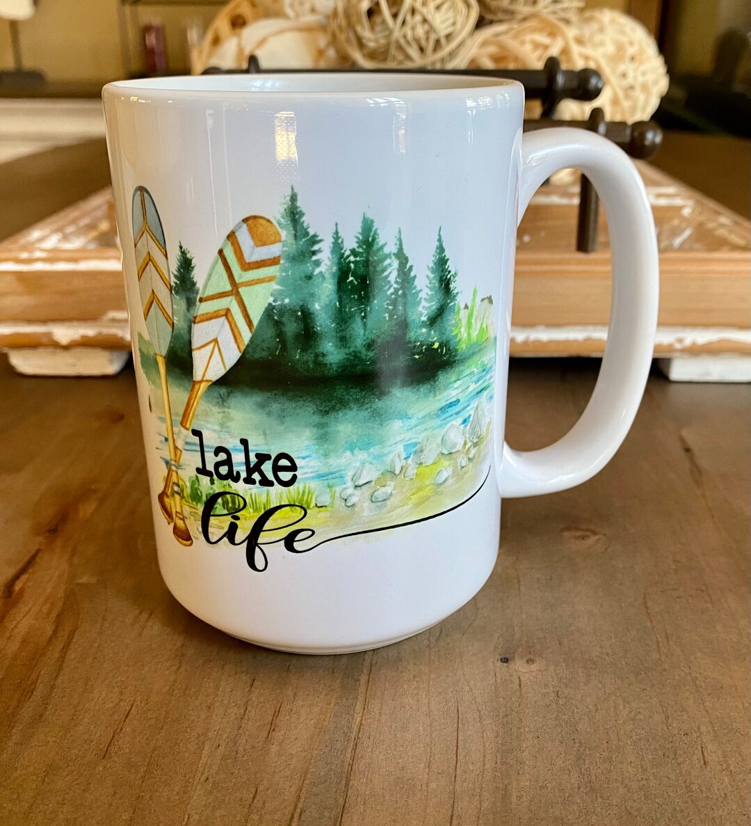 Custom Lake Coffee Mug/lake Martin Coffee Mug/life at the Lake Mug ...
