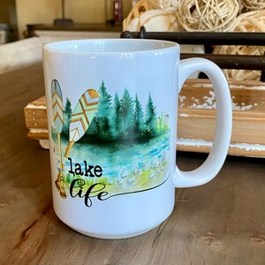 Custom Lake Coffee Mug/lake Martin Coffee Mug/life at the Lake Mug ...
