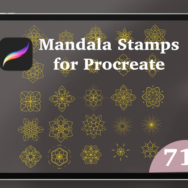 Mandala Stamp - Etsy