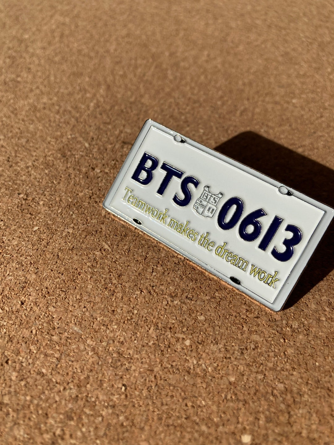 BTS License Plate Enamel Pin - Etsy