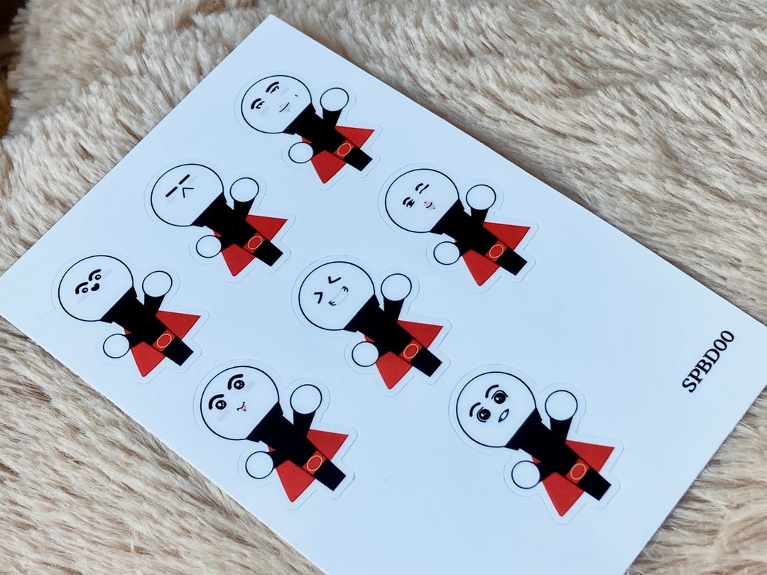 Anpanman Lightstick Sticker Sheet - Etsy