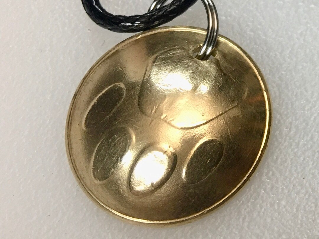 Paw Print Token Necklace or Key Ring - Etsy