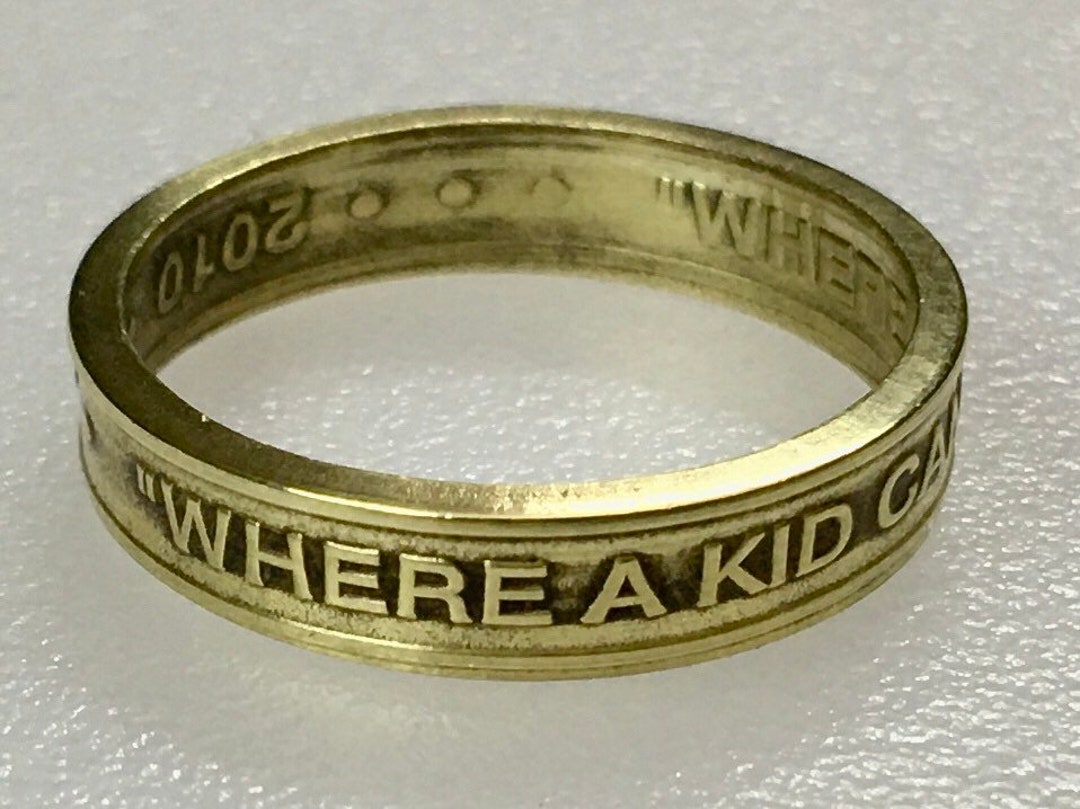Chuck E Cheese Where a Kid Can Be a Kid Ring - Etsy