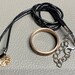 One Sen Japanese Coin Ring With Center-punch Necklace and Sealer on ...