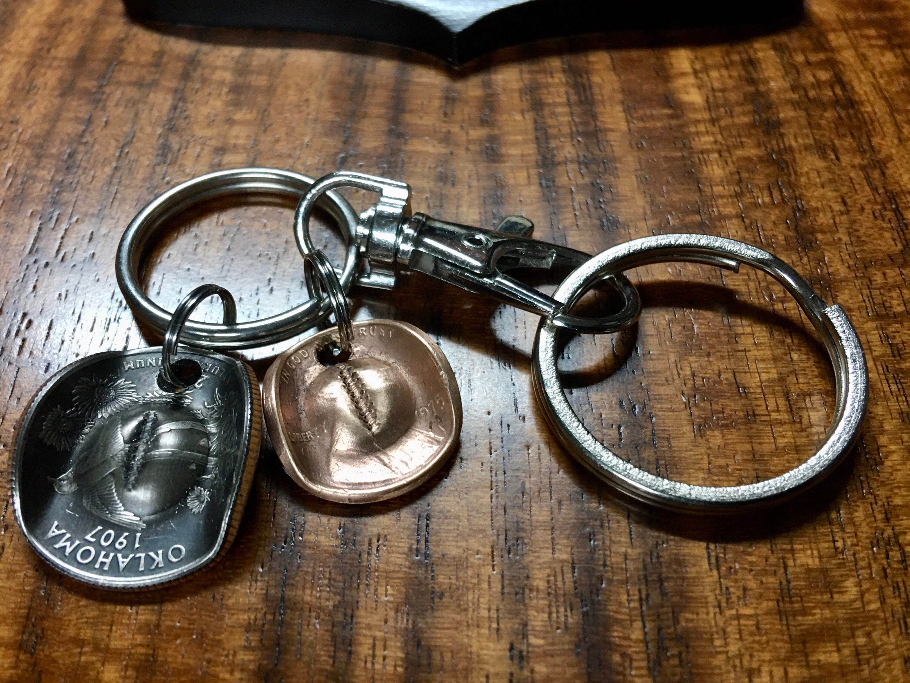 2 Cowboy Hats Clip Keychain - Etsy