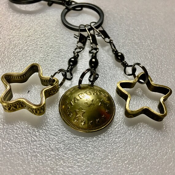 Stargate & Stars Keychain and Clip From Gaming Tokens - Etsy
