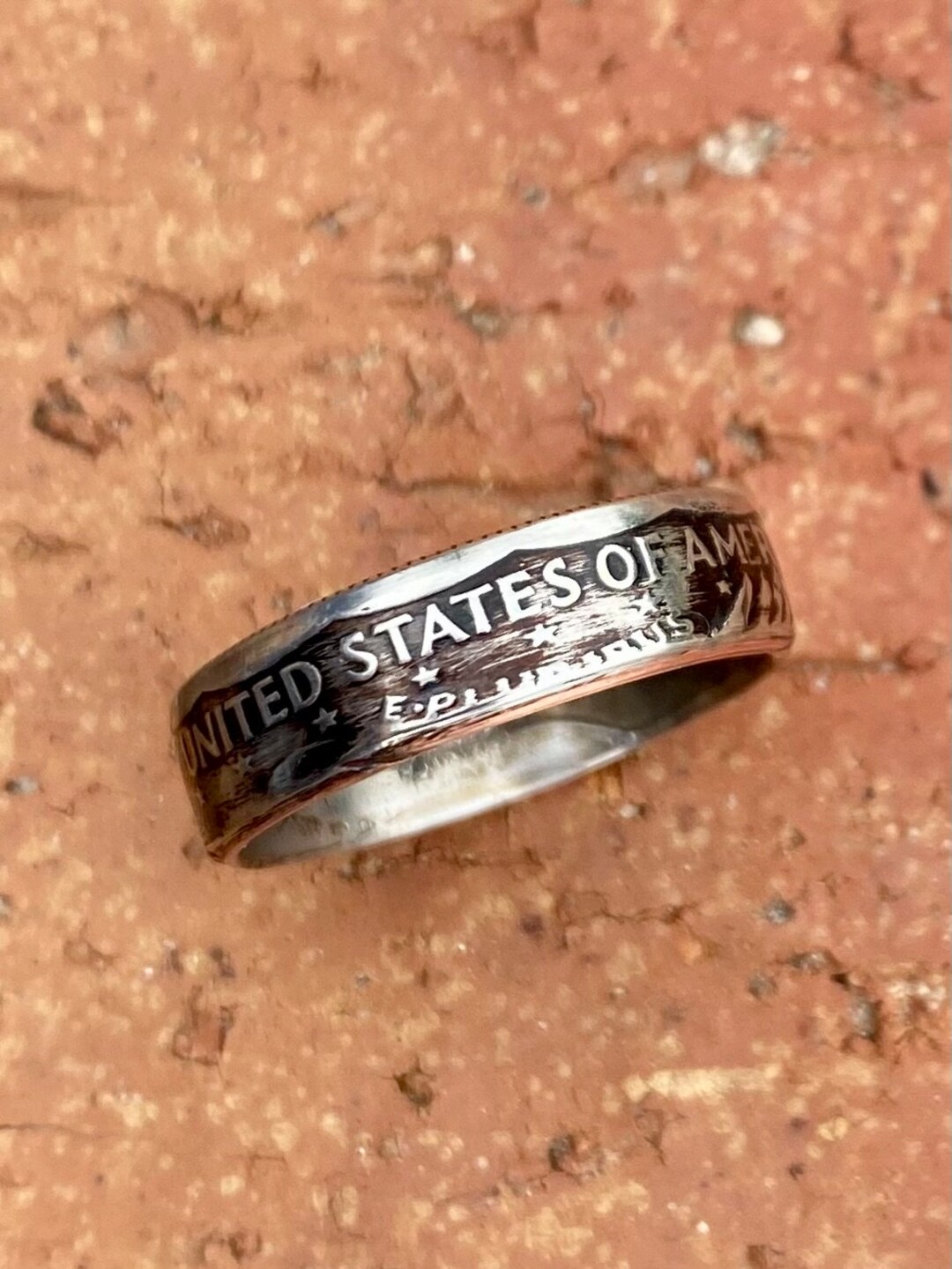 US Modern One Dollar Coin Ring - Etsy