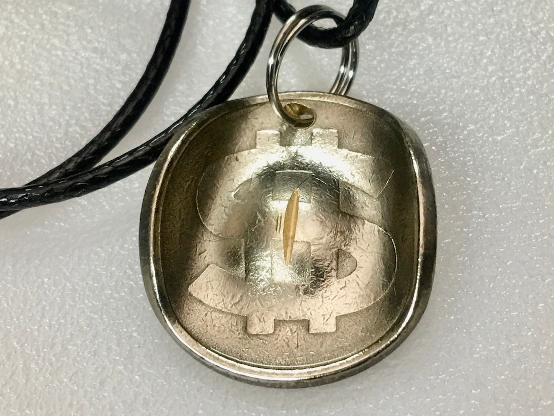 Cowboy Hat Necklace From Dollar Sign Token - Etsy