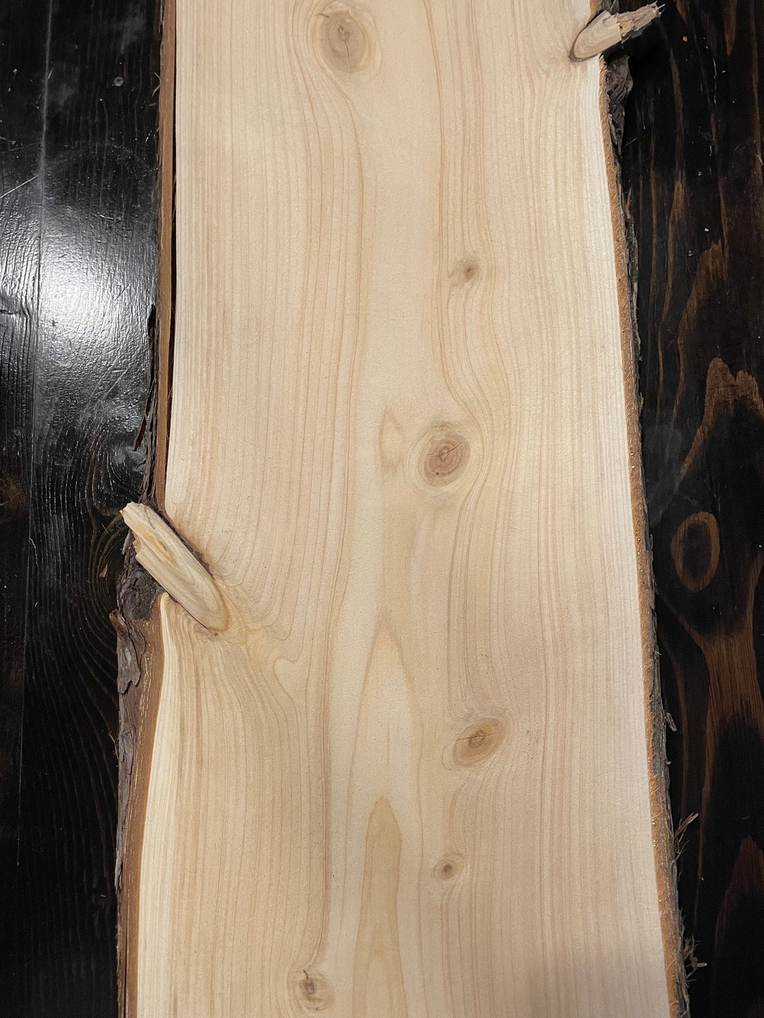 11"-12” Wide Live Edge Aromatic Eastern White Cedar Planks Boards for ...