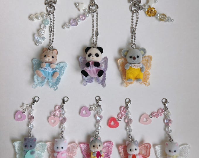 Calico Critter Keychain - Etsy