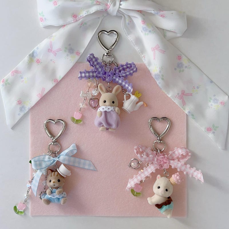 Calico Critters Keychain - Etsy