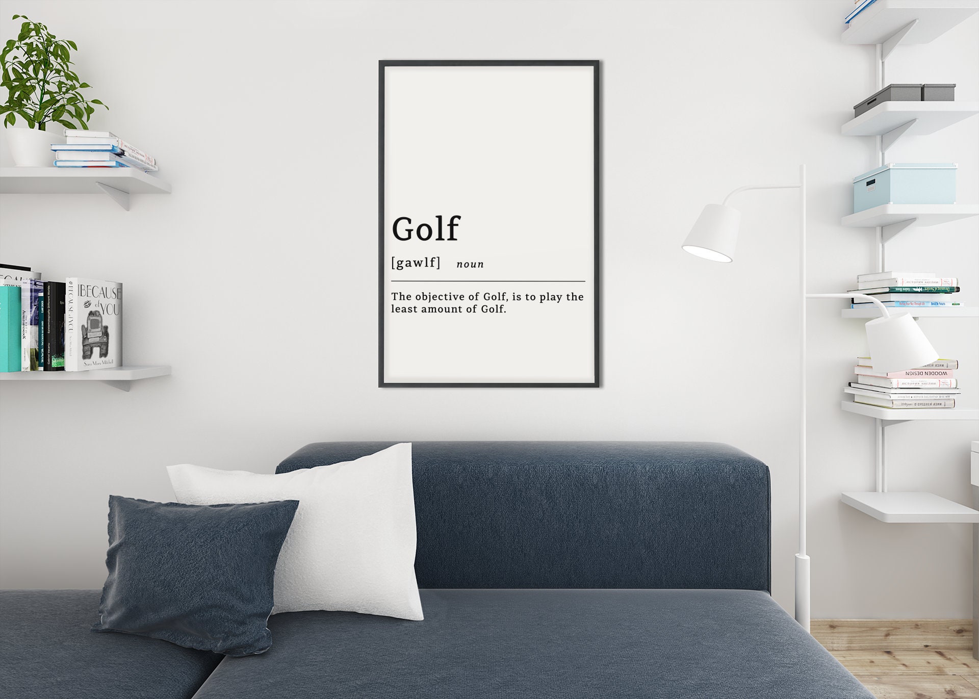 Golf Quote Poster Print, Tiger Woods, Sport, Golf Quote, Home Art ...