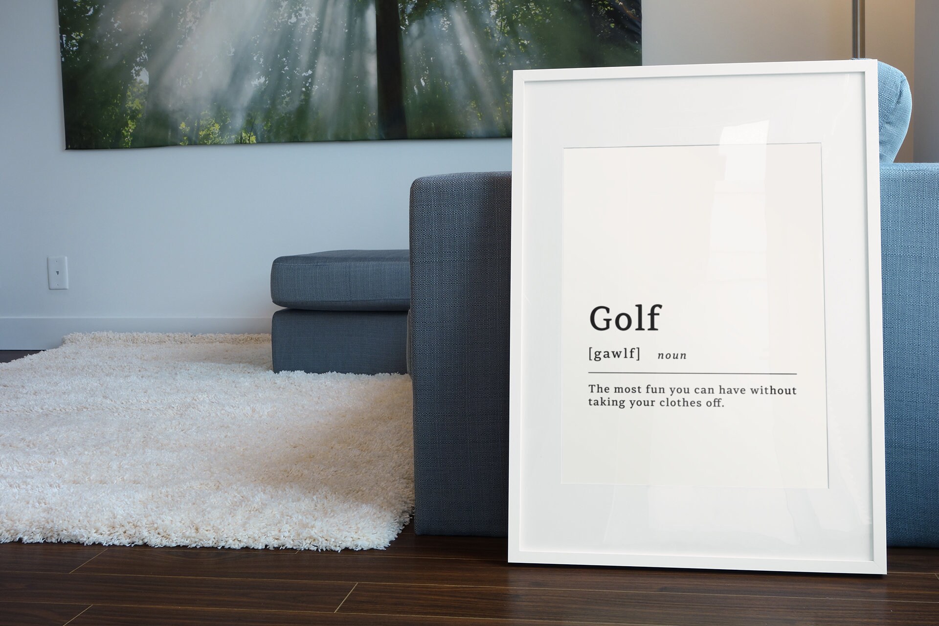 Golf - the Most Fun Poster Print, Funny Golf Art, Golf Quote, Home Golf ...