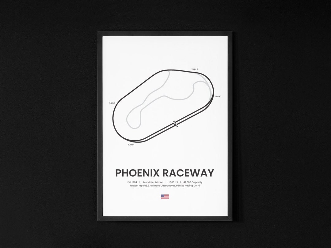 Phoenix Raceway NASCAR Art Print | Motorsport Poster - Etsy