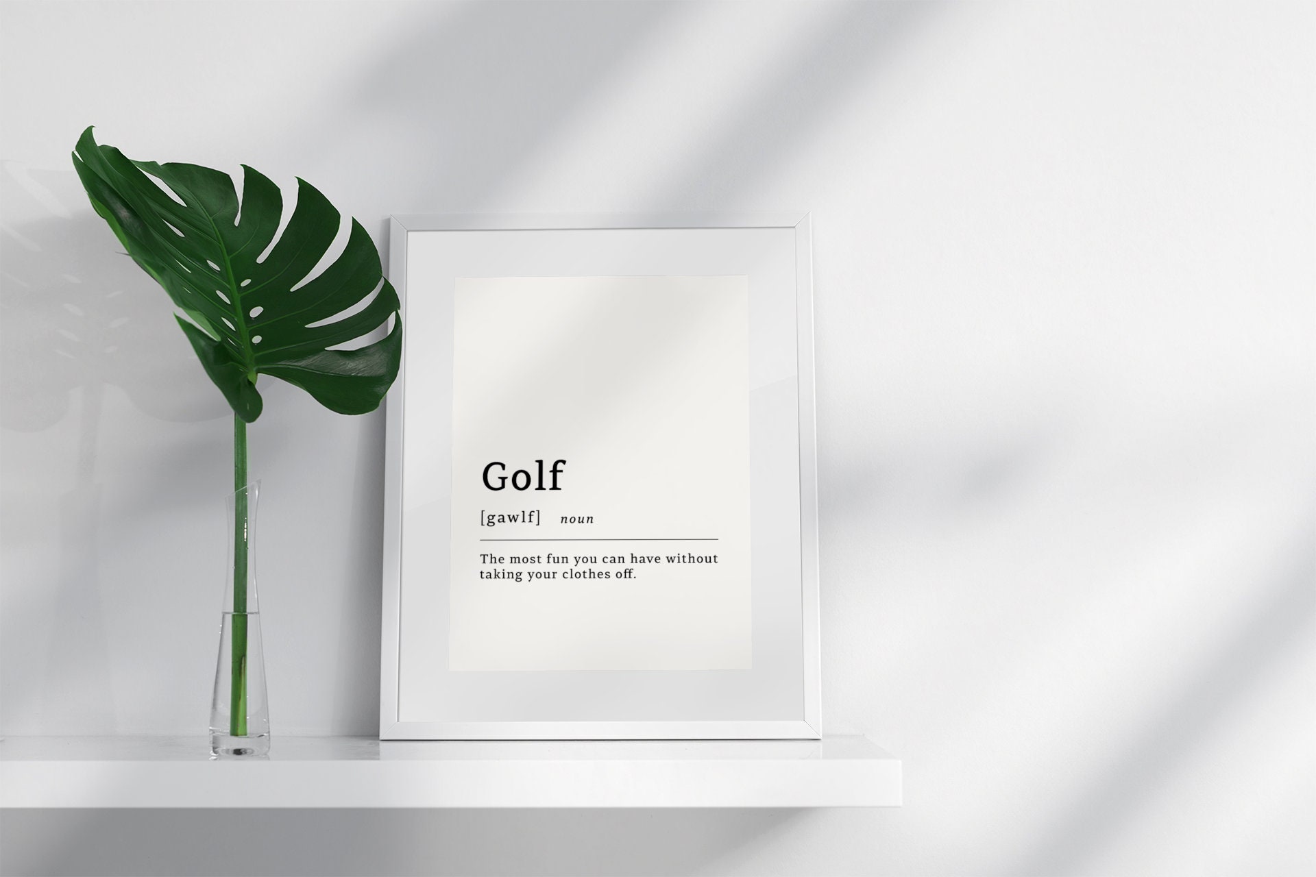 Golf the Most Fun Poster Print Funny Golf Art Golf Quote - Etsy