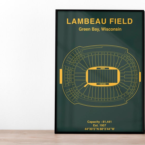 Lambeau Field Svg - Etsy