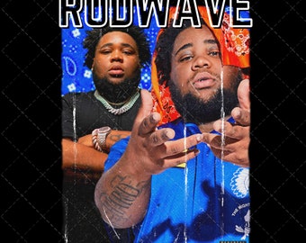 Drawing & Illustration Digital PNG Rod Wave silhouette Rap Hip-hop Rod ...