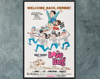 The Love Bug Poster - Etsy