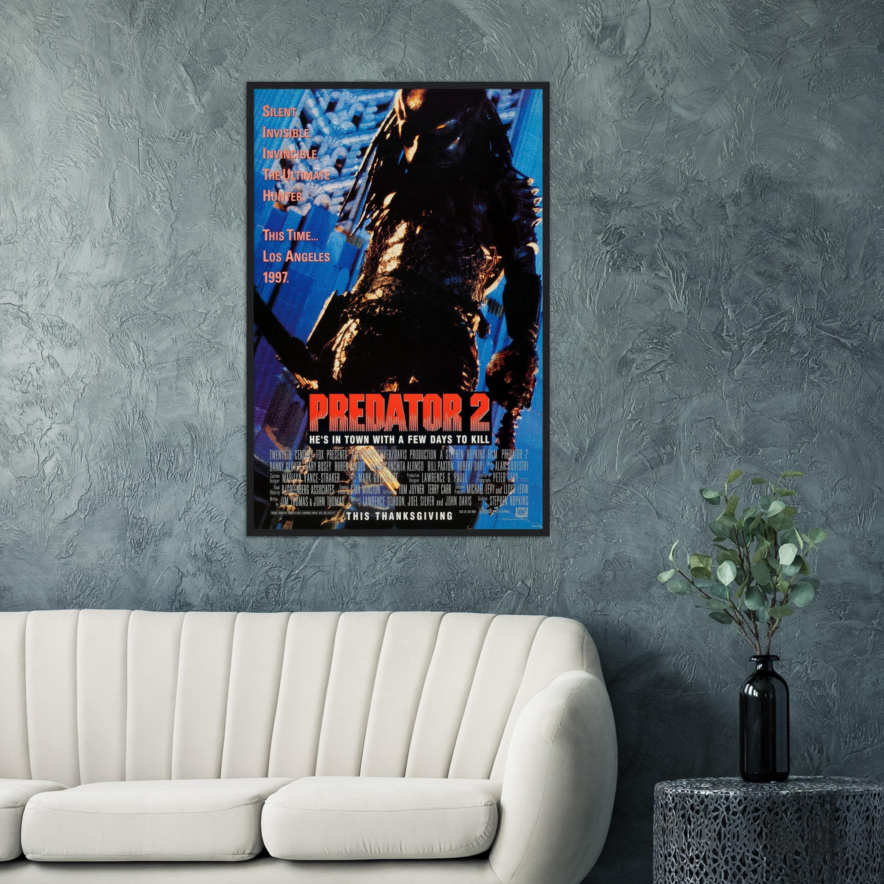 Predator 2 1990 Danny Glover Vintage Reproduction Promotional Museum ...