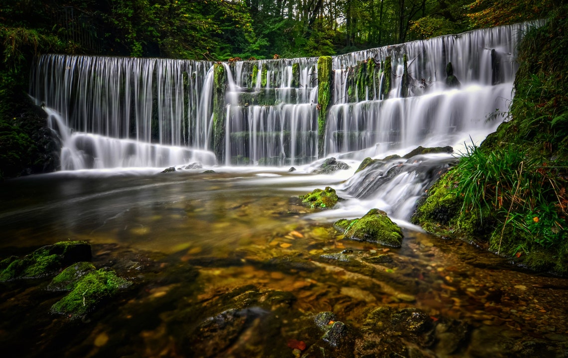 Stock Ghyll Waterfalls / Ambleside / the Lake District / A4 Photography ...