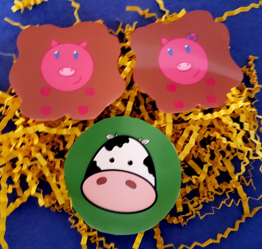 Animal Sticker Duo Sticker Pack 3 Stickers - Etsy