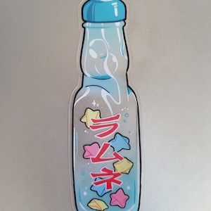 Ramune - Clear Vinyl Sticker - Etsy