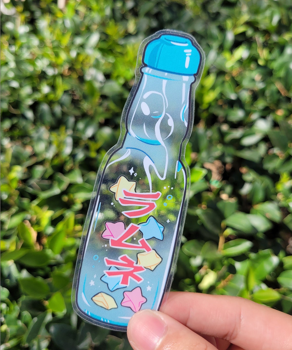 Ramune Clear Vinyl Sticker - Etsy