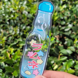 Ramune - Clear Vinyl Sticker - Etsy