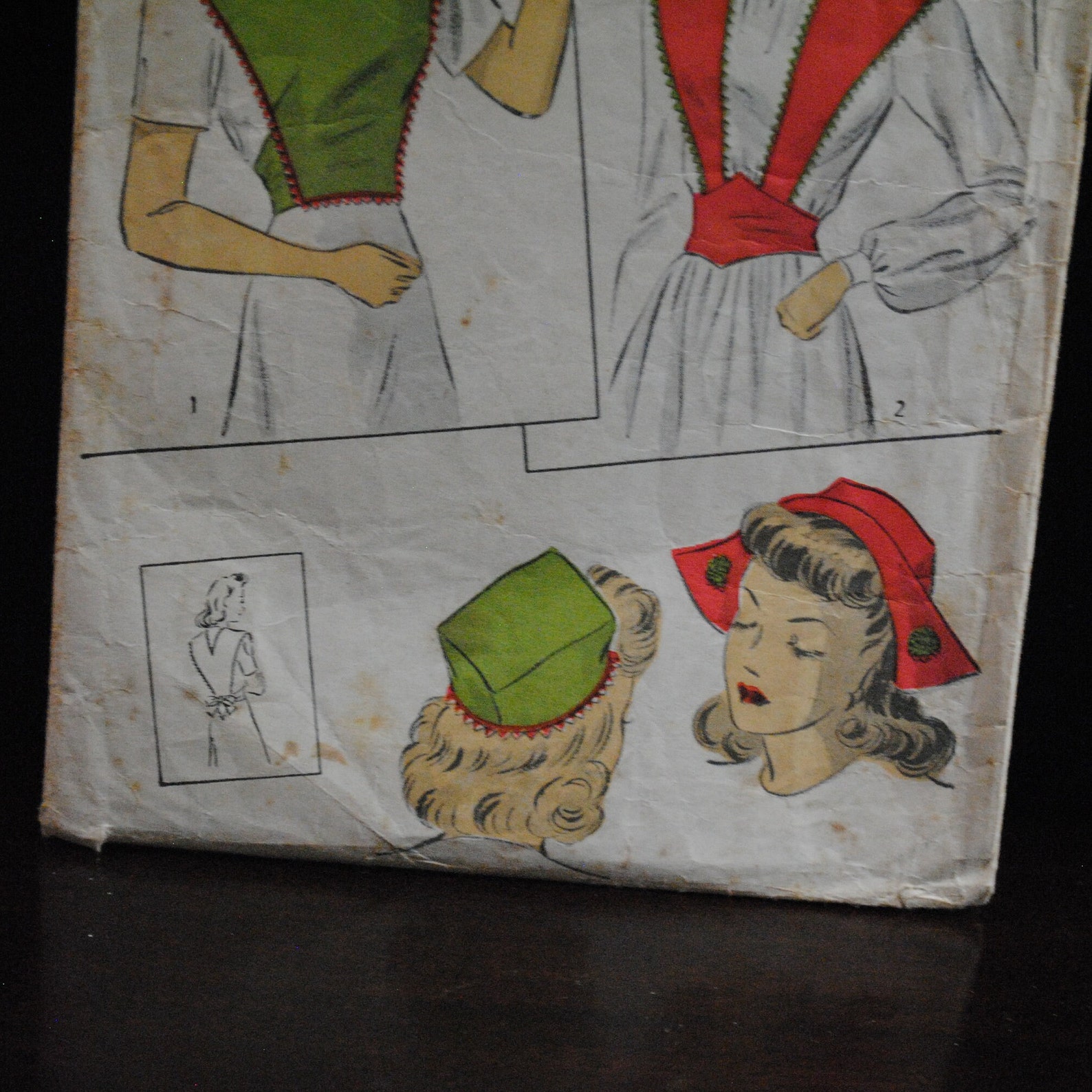 Vintage 1940s Du Barry 5311 Misses' Accessory Set Sewing Pattern ...