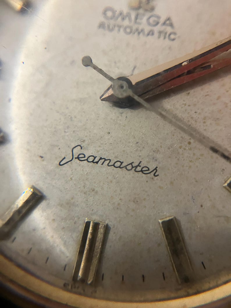 Working / Un-serviced Vintage 1960s Omega Automatic Seamaster 14k Gold ...