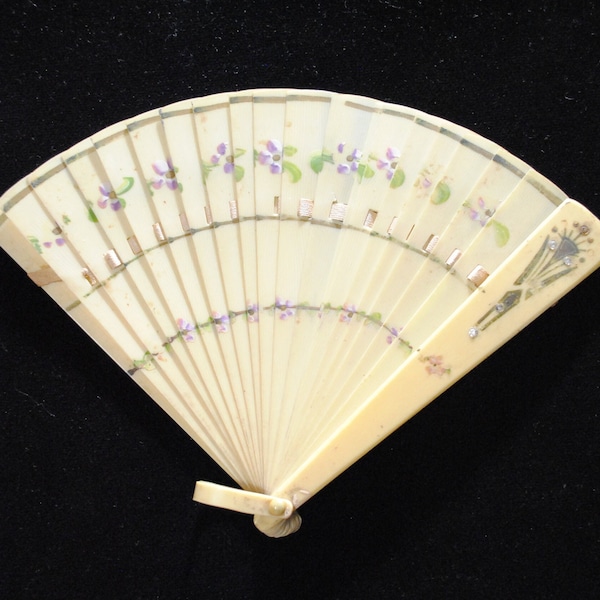 Vintage Hand Fan - Etsy