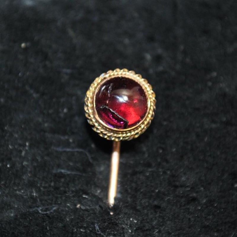 Garnet Stick Pin - Etsy