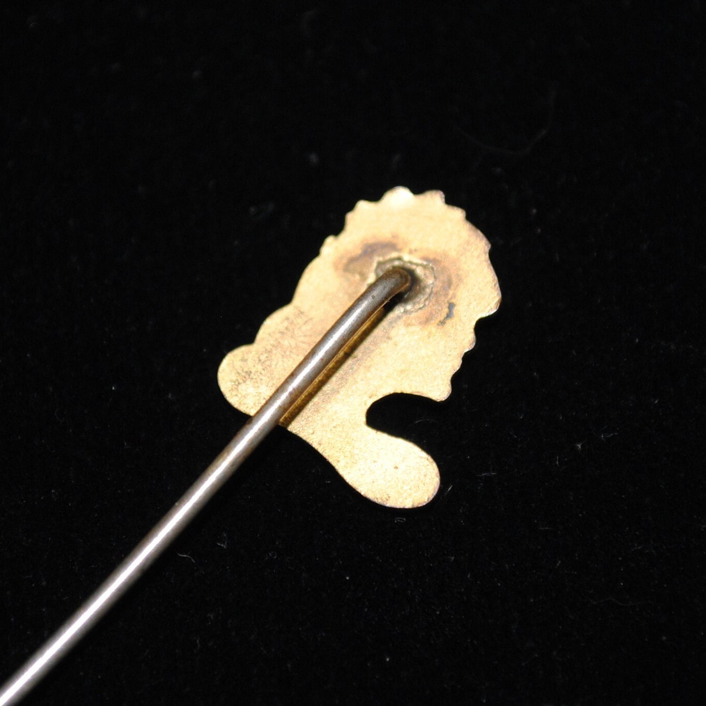 Antique Art Nouveau Enamel Side-profile of a Woman Stick Pin - Etsy