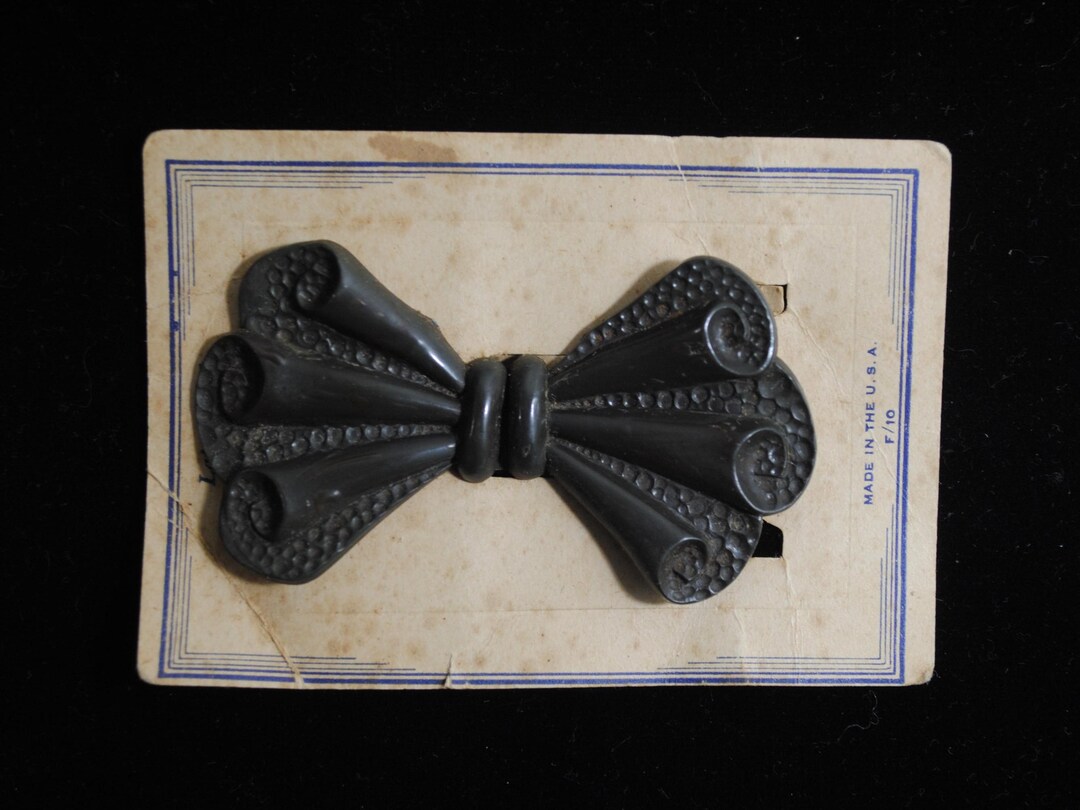 Vintage 1930s Plastic Bow Buckle Clasp With Original Card Packaging - Etsy