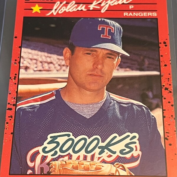 Nolan Ryan 1990 Donruss Error Cards - Etsy