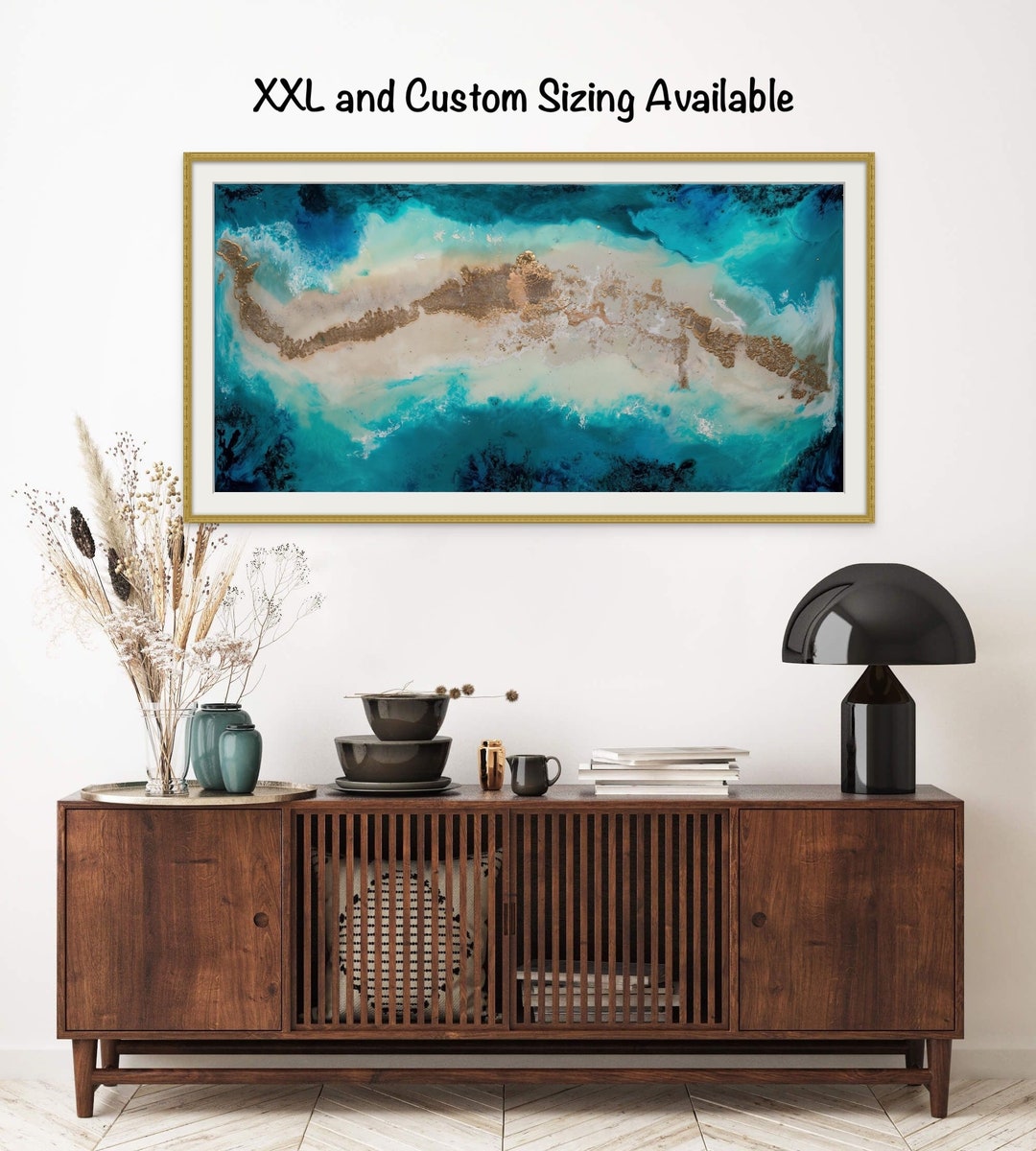 Extra Large Wall Art Print, Custom Size Art XL Print, Large Ocean Art ...