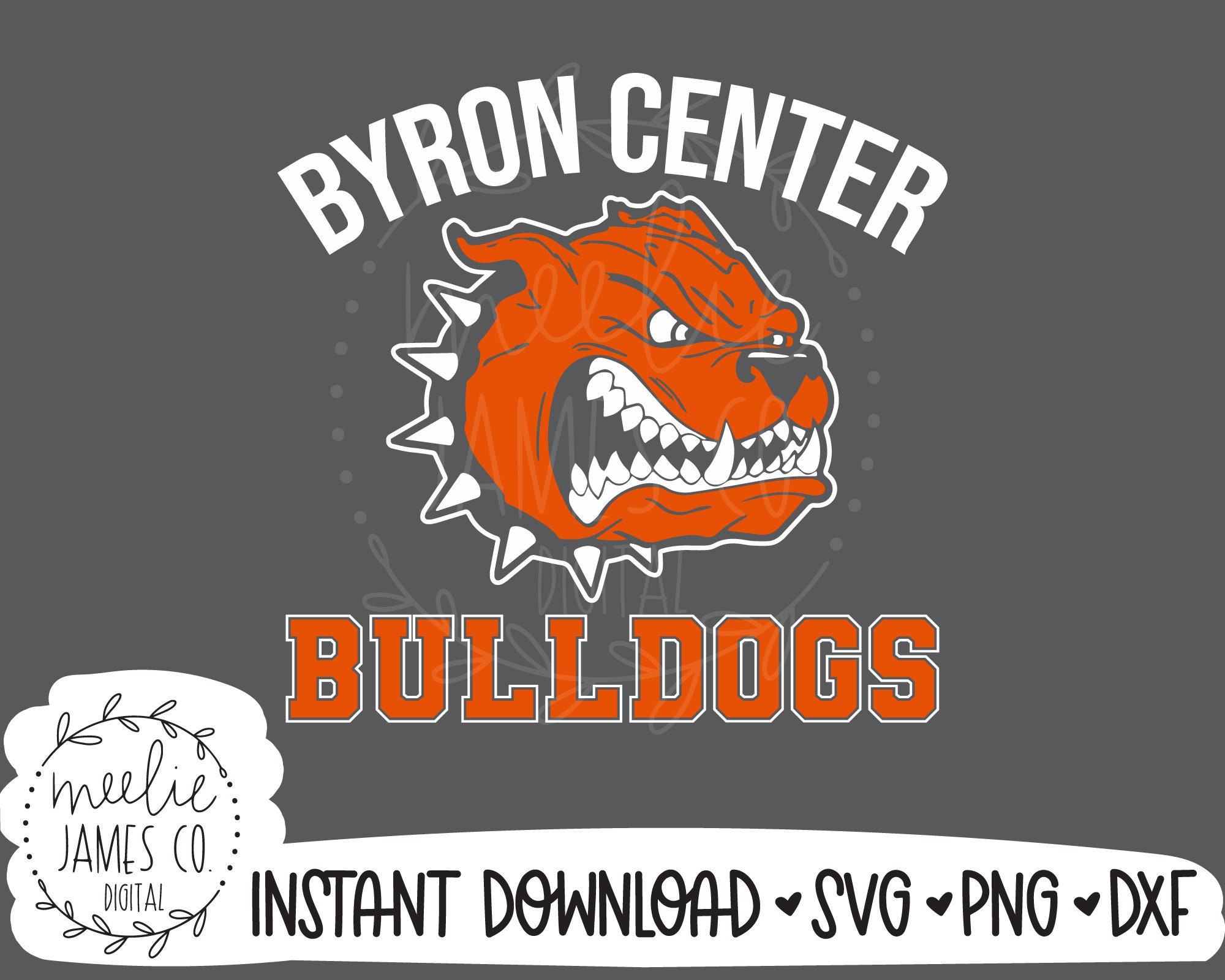 Byron Center Bulldogs SVG, Bulldog Mascot PNG, BC Bulldogs Cut File for ...