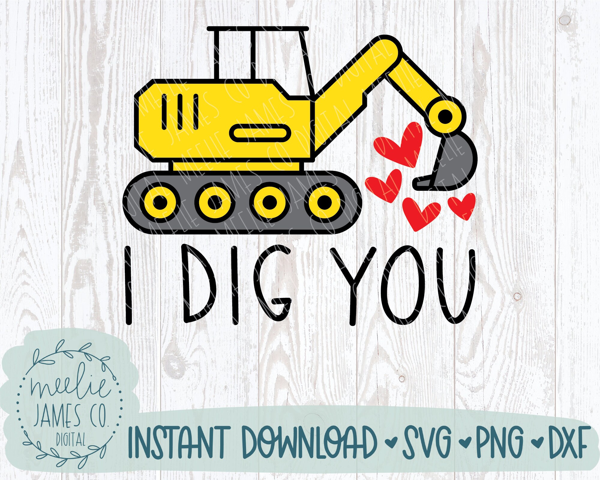 I Dig You SVG, Toddler Valentine Shirt SVG, Cute Toddler Svg, Baby ...