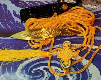 Sheng Biao Pro Level Rope Dart With Holding Sheath. 4 Meter Rose Red ...